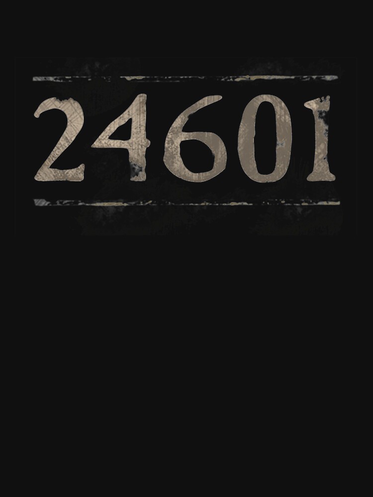 "Prisoner Number 24601 Music" T-shirt for Sale by BeautyFlower111 ...