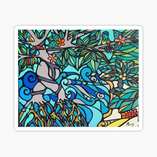 "Mangrove" Sticker for Sale by PetitMinus | Redbubble
