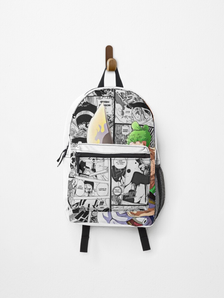 "Zoro manga pages" Backpack for Sale by BenjaminEnd | Redbubble