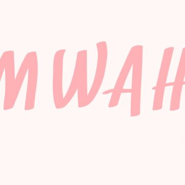 "Mwah!" Sticker for Sale by sgofsummer | Redbubble