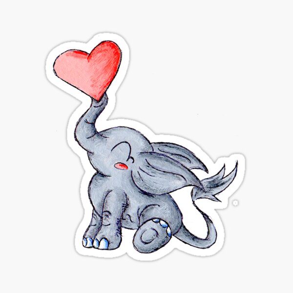 "Heart for Baby (Girl)" Sticker for Sale by KOKeefeArt | Redbubble