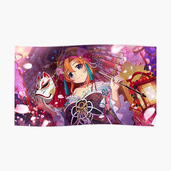 "Rena Ryuuguu Oiran New Years Style" Poster by Kyubinana | Redbubble