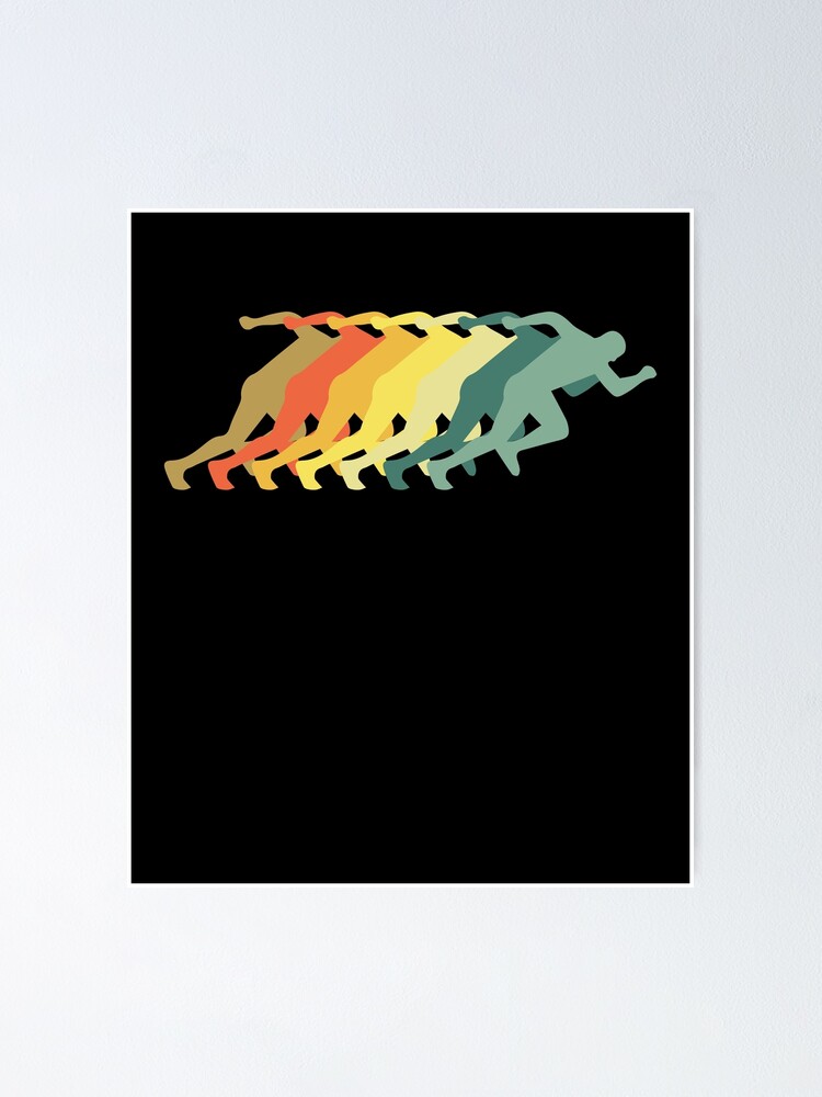 "Elite Track and Field Female Athlete Runners vintage" Poster by ...