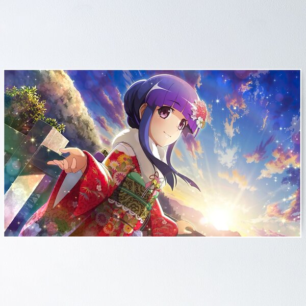 "Rika Furude New Years Shrine Style" Poster for Sale by Kyubinana ...