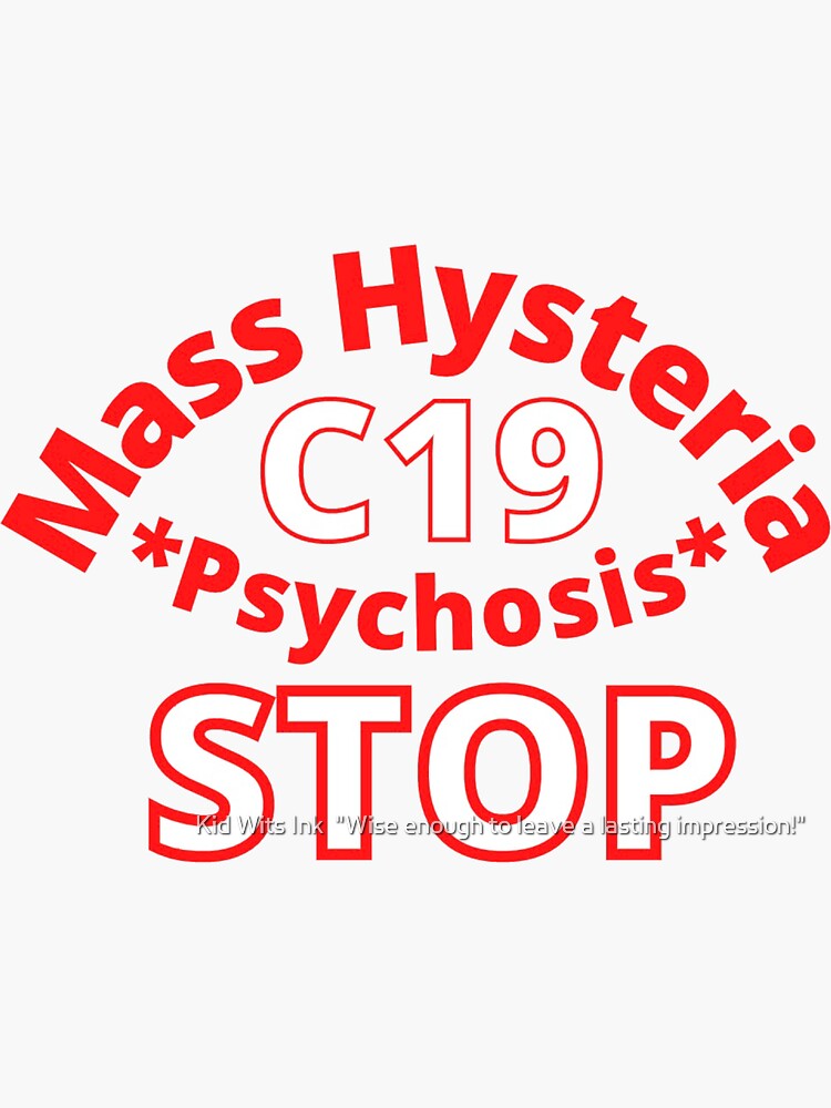 "STOP C19" Sticker for Sale by Davepasq | Redbubble