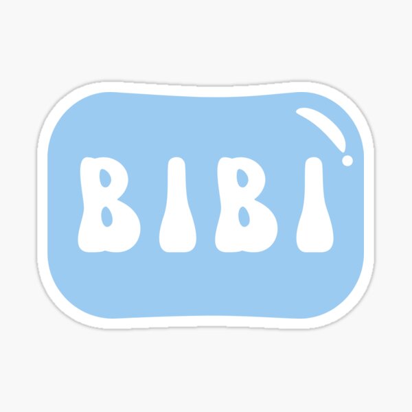 "Bibi Korean Artist" Sticker for Sale by Renshanart | Redbubble