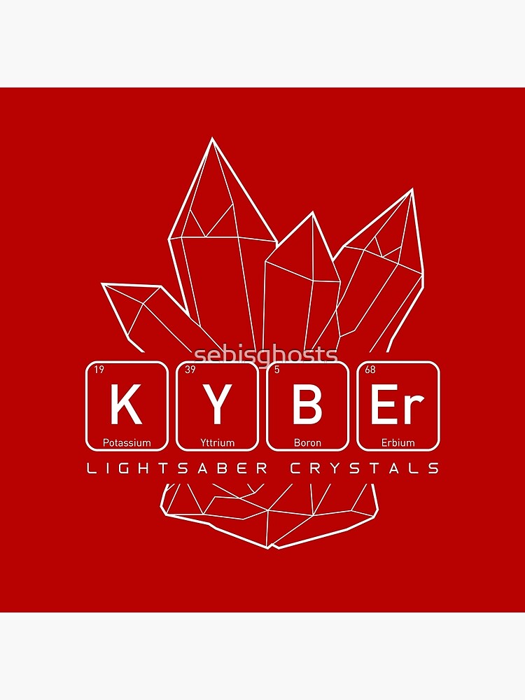 "Kyber Crystals (v2)" Poster for Sale by sebisghosts | Redbubble