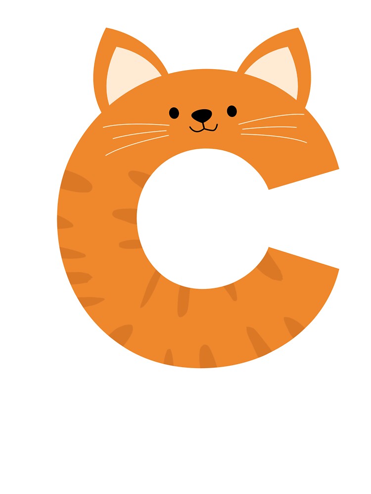 "C for Cat Letter Alphabet" Kids T-Shirt for Sale by djamel71 | Redbubble