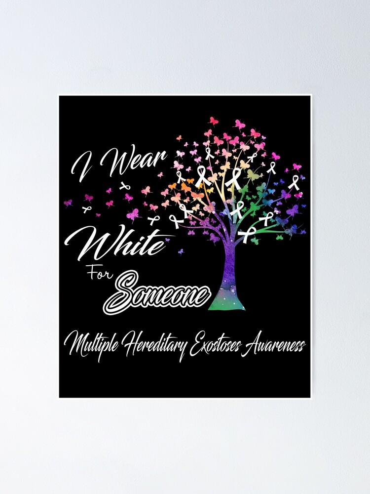 "Ribbon Tree I Wear White For Someone Multiple Hereditary Exostoses ...
