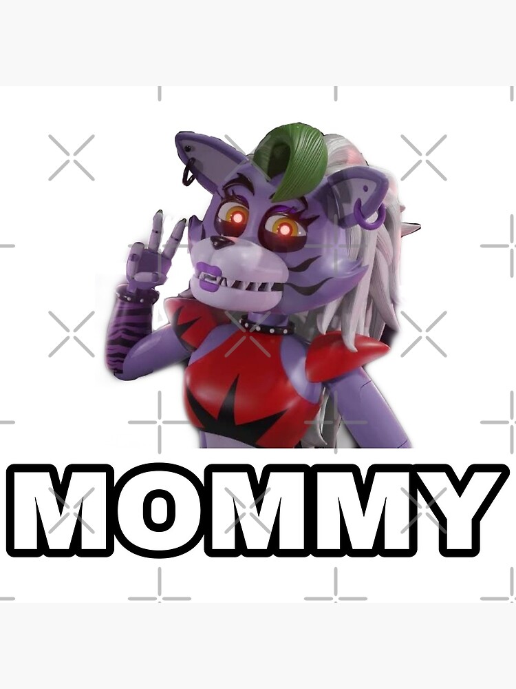 "Roxanne Wolf FNAF Security Breach Funny Mommy T-Shirt" Canvas Print by ...