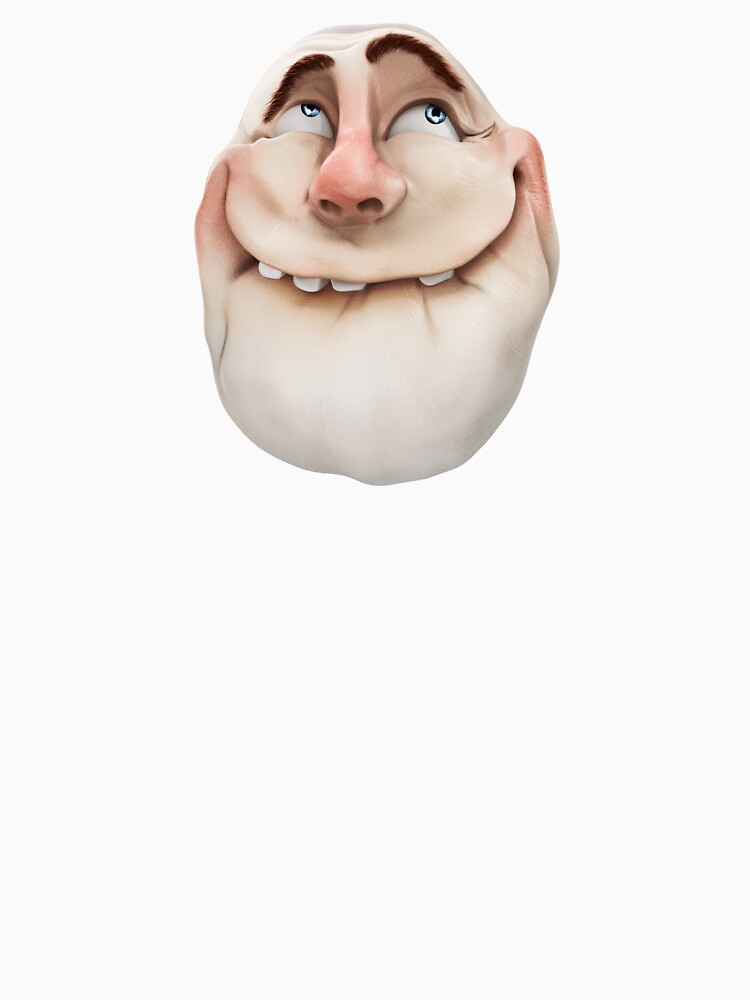 "Realistic Troll Face Rage Comics Classic Meme" T-shirt by SoManyMemes ...