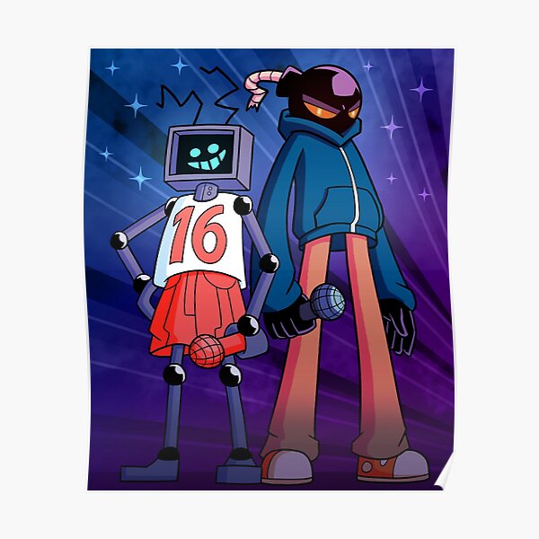 "Hex and Whitty // Friday Night Funkin'" Poster von AnizyArt | Redbubble
