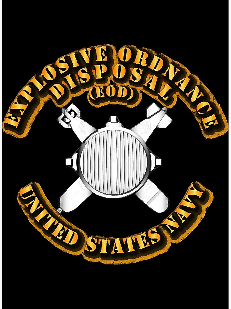"Navy - Rate - Explosive Ordnance Disposal " Art Print for Sale by ...