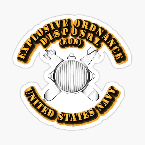 "Navy - Rate - Explosive Ordnance Disposal " Sticker for Sale by ...
