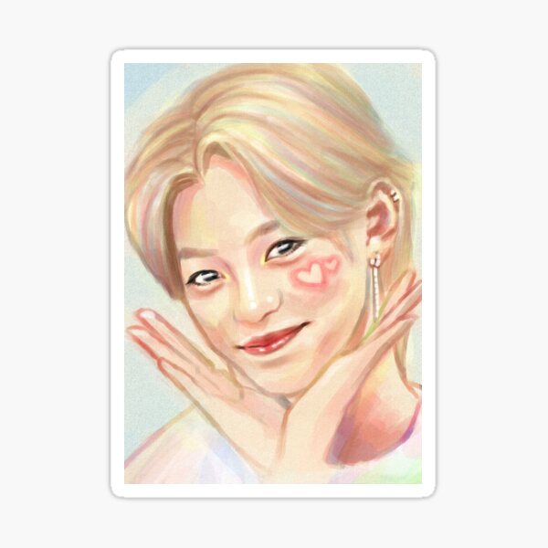 "Felix Stray Kids Kpop Fanart" Sticker by chaserinfinite | Redbubble