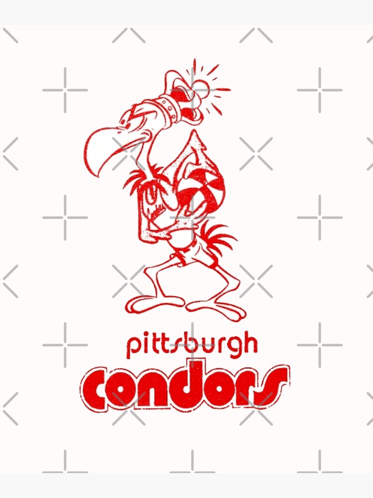 "Pittsburgh Condors American Basketball Association Vintage Logo" Art ...
