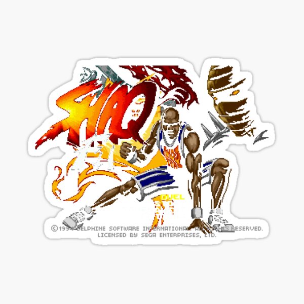 "Shaq For Fans" Sticker for Sale by MilesCorkery | Redbubble