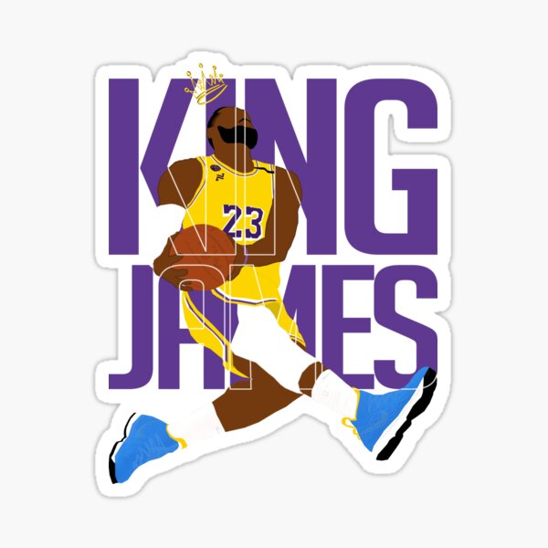 "King James" Sticker for Sale by nibofc | Redbubble