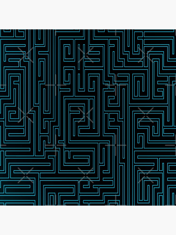 "Maze" Sticker by pnkpopcorn | Redbubble