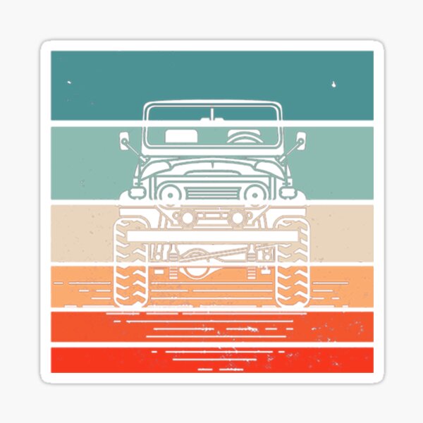 "Jeep Vintage Jeep vintage distressed" Sticker for Sale by JitendraSS88 ...