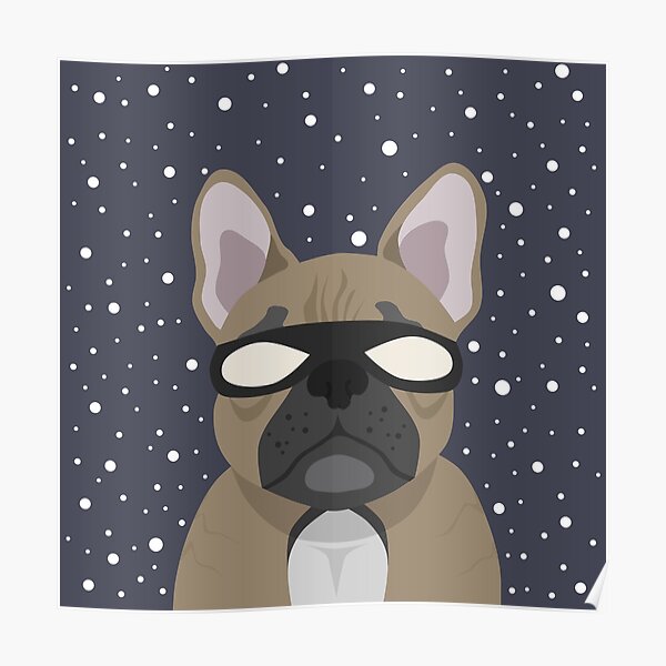 "Bat Dog" Poster by feztivus | Redbubble