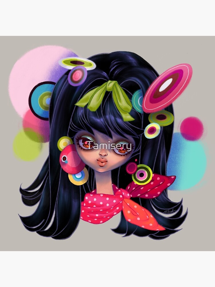 "Retro fashion mod girl" Art Print for Sale by Tamisery | Redbubble