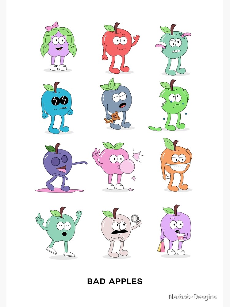 "Bad apples family graphic " Art Print for Sale by Natbob-Desgins ...