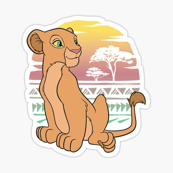 "Nala , Animal, Movies" Sticker for Sale by BinHuang | Redbubble