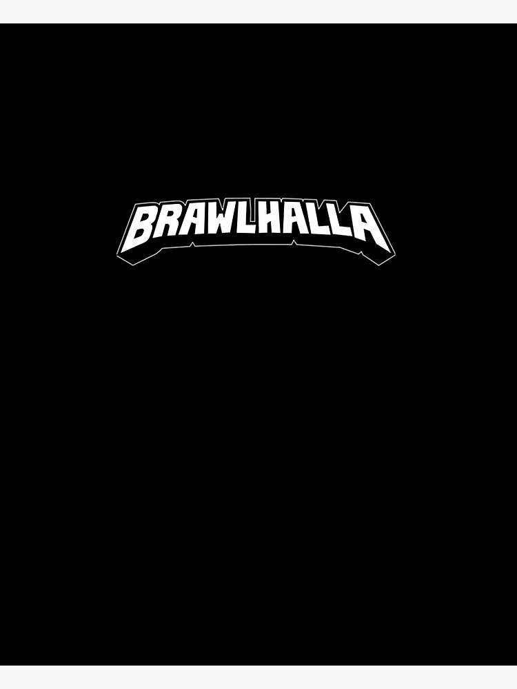 "Brawlhalla White Print Graphic T-Shirt.png" Sticker by Jeffurnbow ...