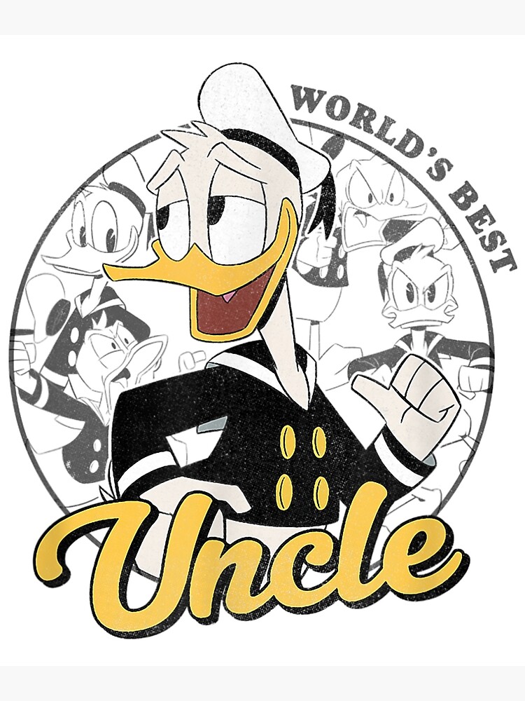 "Donald Duck Best Uncle Circle Portrait" Photographic Print for Sale by ...