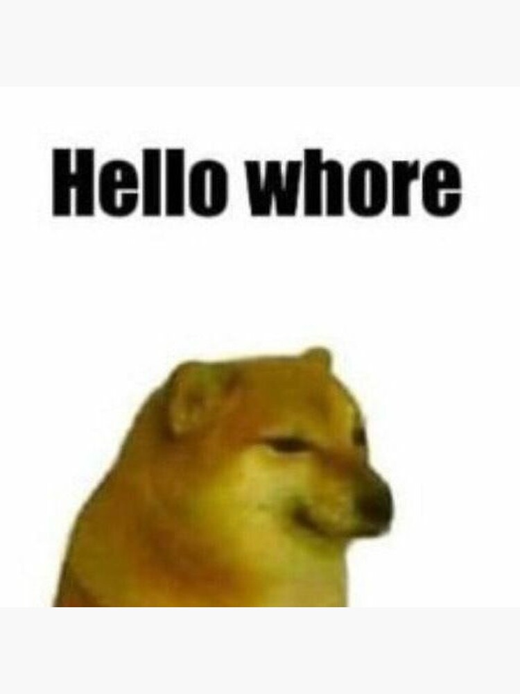 "hello doge" Sticker for Sale by memeshouse | Redbubble