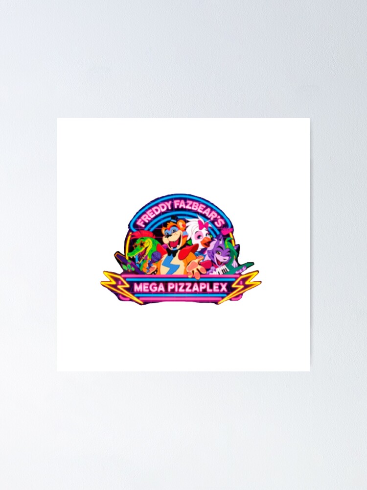 "Freddy Fazbears Mega Pizzaplex" Poster von moonlit-art | Redbubble