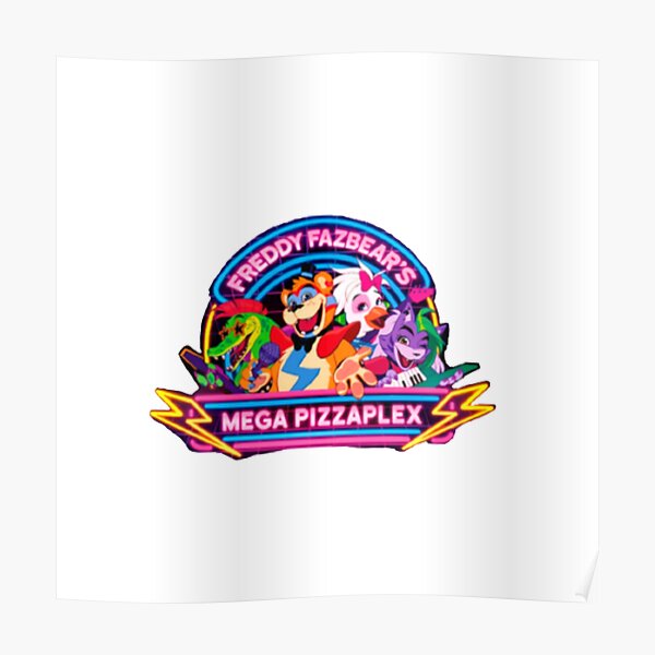 Póster «el mega pizzaplex de Freddy Fazbear» de moonlit-art | Redbubble