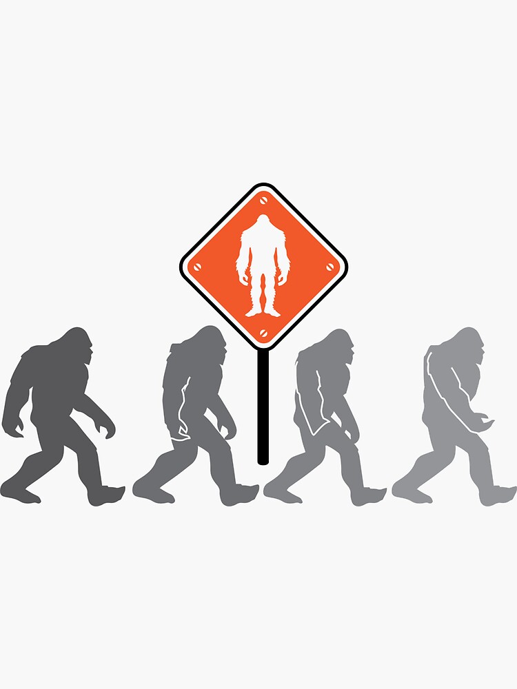 "Yeti Crossing" Sticker for Sale by justsvgs | Redbubble