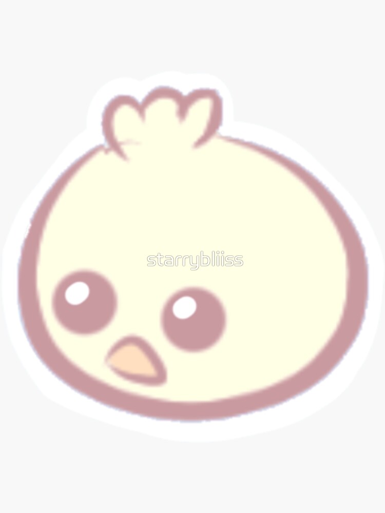 "Kawaii Chick" Sticker by starrybliiss | Redbubble