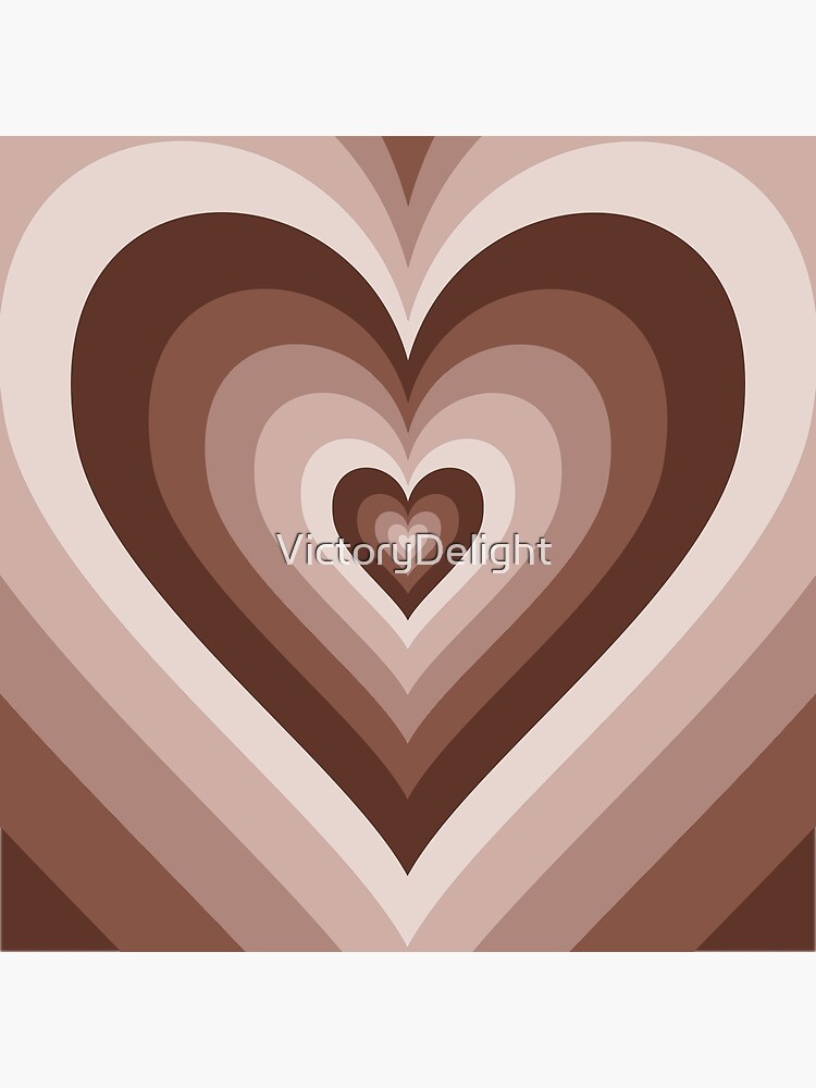 "Brown Eye Heart Trend Original" Poster by VictoryDelight | Redbubble