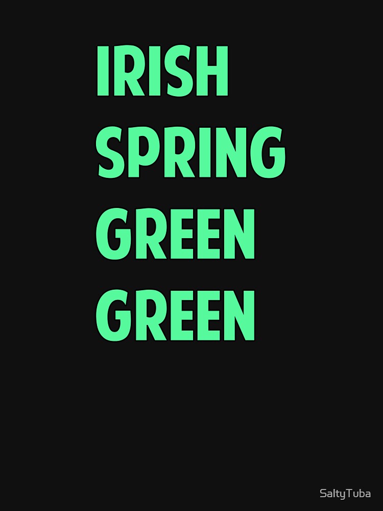 Camiseta deportiva «Irish Spring Green Green - El vuelo reacciona» de ...