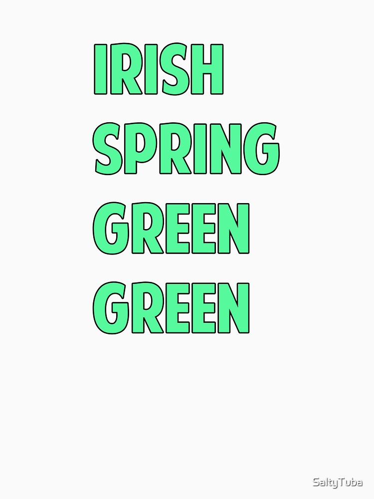 "Irish Spring Green Green - Flight Reacts" Essential T-Shirt for Sale ...