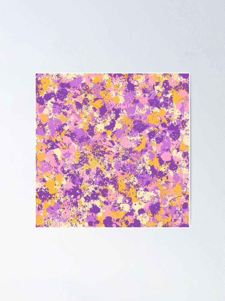 "NBLW Paint Splatter" Poster for Sale by Aroaes | Redbubble