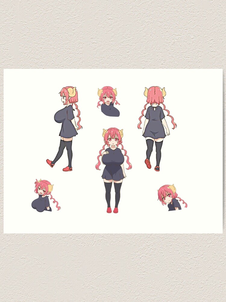 "Cute Ilulu Full Body Pack | Kobayashi san chi no maid dragon" Art ...