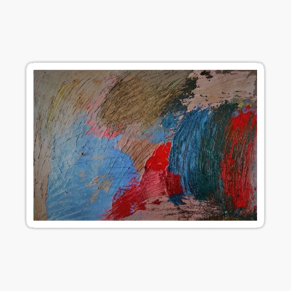 "abstract art abstract" Sticker for Sale by retracte | Redbubble