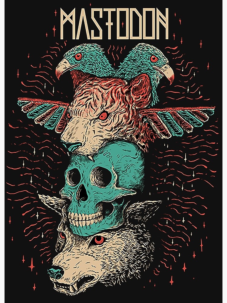 " MASTODON-LOGO" Poster by cfischerdg | Redbubble