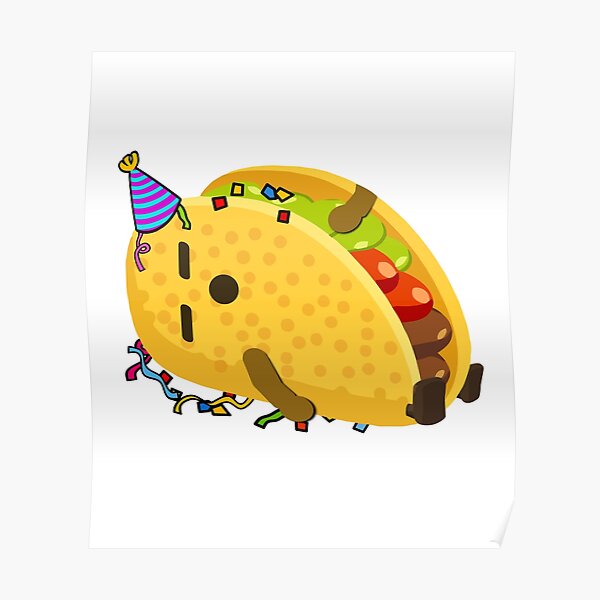"Toy Taco Coma Design Classic Party Motive" Poster by SimpleWestShop ...