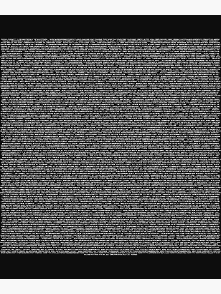 "Shrek The Third Entire Movie Script " Art Print for Sale by ...