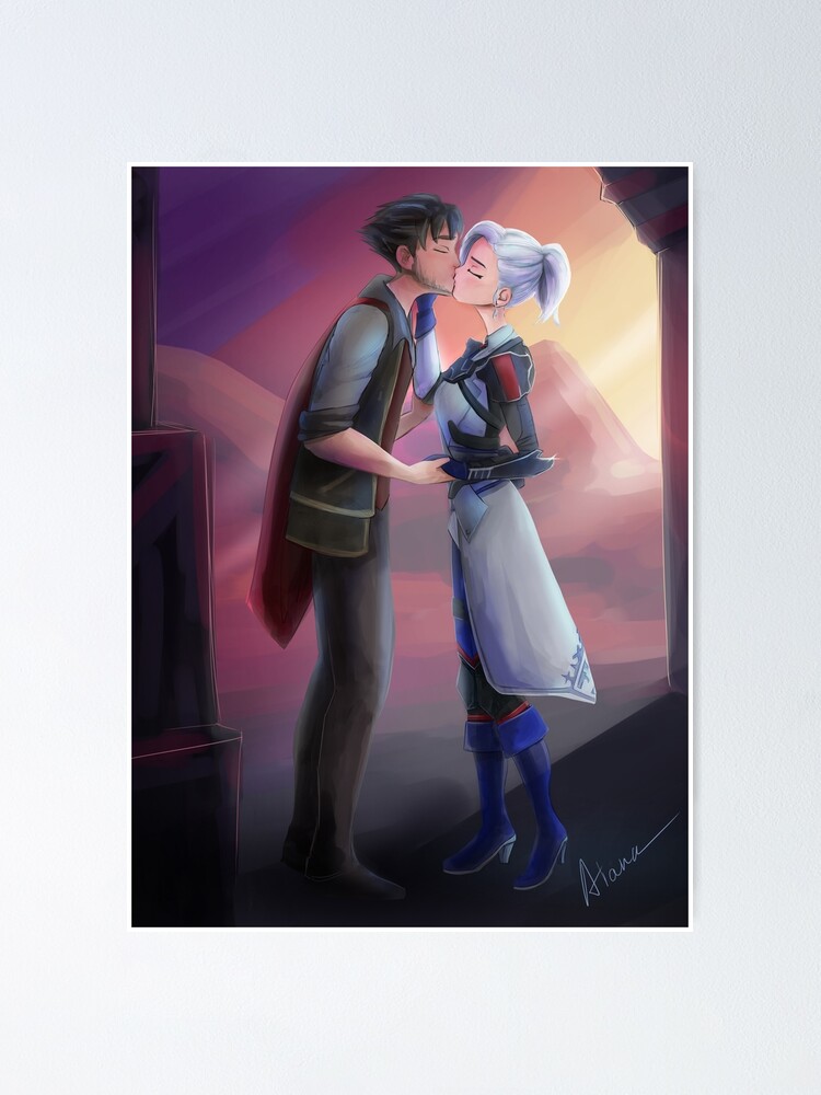 Winter And Qrow Dessert Kiss Poster For Sale By Playablearts Redbubble