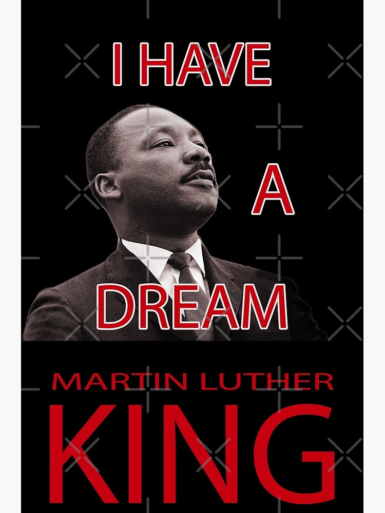 Lámina fotográfica «Día de Martin Luther King Jr Tengo un sueño ...