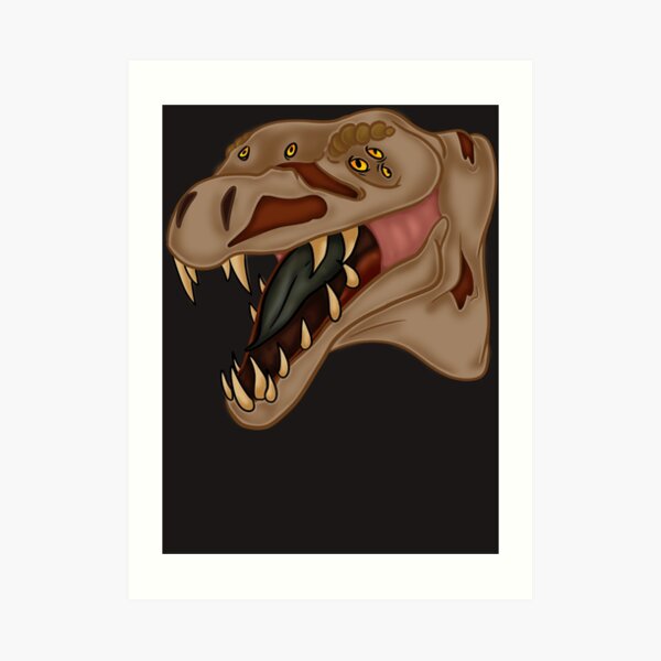 "SCP-682 Sticker" Art Print for Sale by CarstenJung | Redbubble