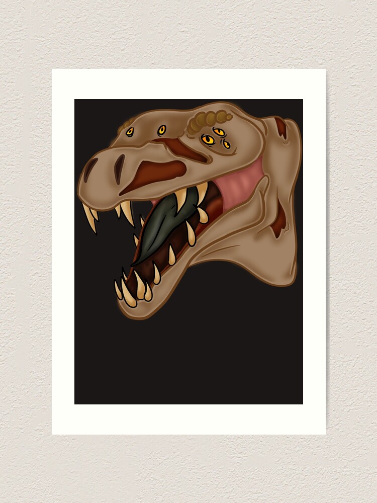 "SCP-682 Sticker" Art Print for Sale by CarstenJung | Redbubble
