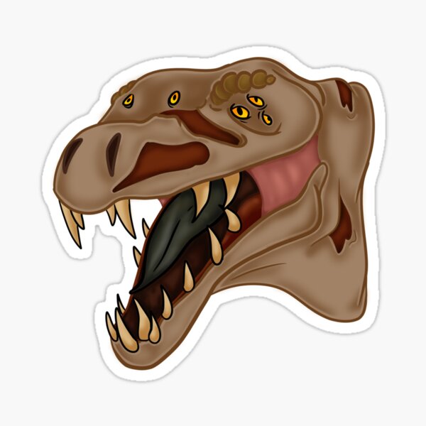 "SCP-682 Sticker" Sticker for Sale by CarstenJung | Redbubble