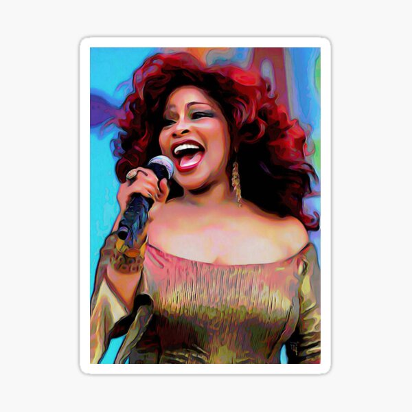 "Chaka Khan" Sticker by MiguelAVelazque | Redbubble